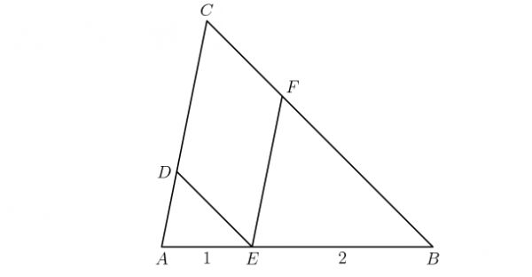 Area of a Triangle -AMC 8, 2018 - Problem 20 - Cheenta Academy