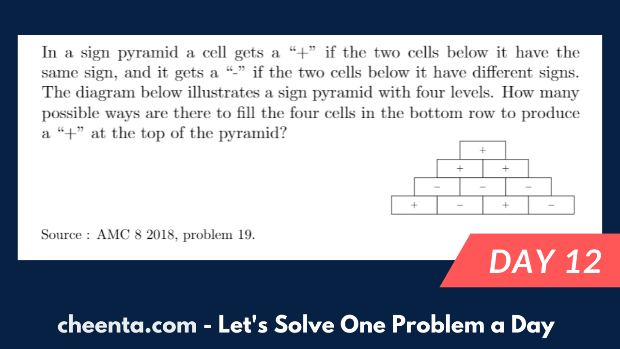 AMC 8 & Mathcounts Problem Resources | One Problem a Day - Cheenta Academy