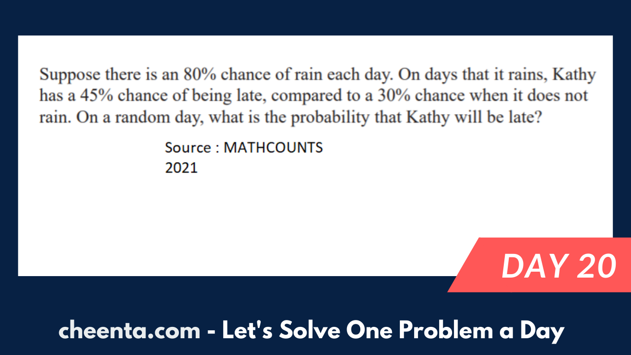 AMC 8 & Mathcounts Problem Resources | One Problem a Day - Cheenta Academy