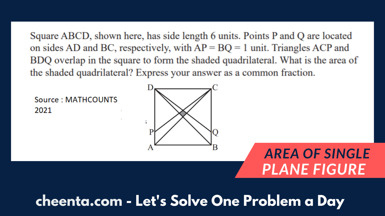 AMC 8 & Mathcounts Problem Resources | One Problem a Day - Cheenta Academy