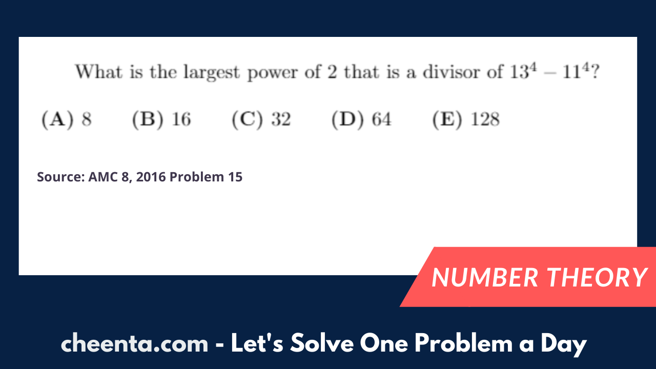 AMC 8 & Mathcounts Problem Resources | One Problem a Day - Cheenta Academy