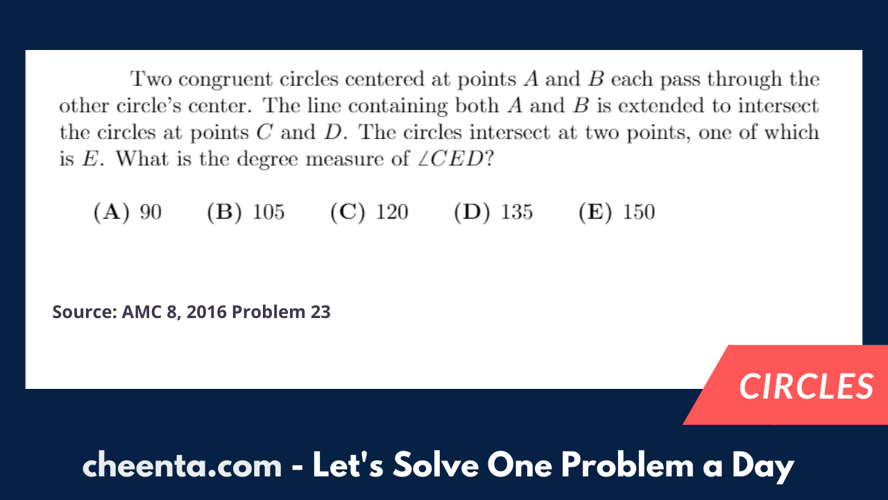 AMC 8 & Mathcounts Problem Resources | One Problem a Day - Cheenta Academy