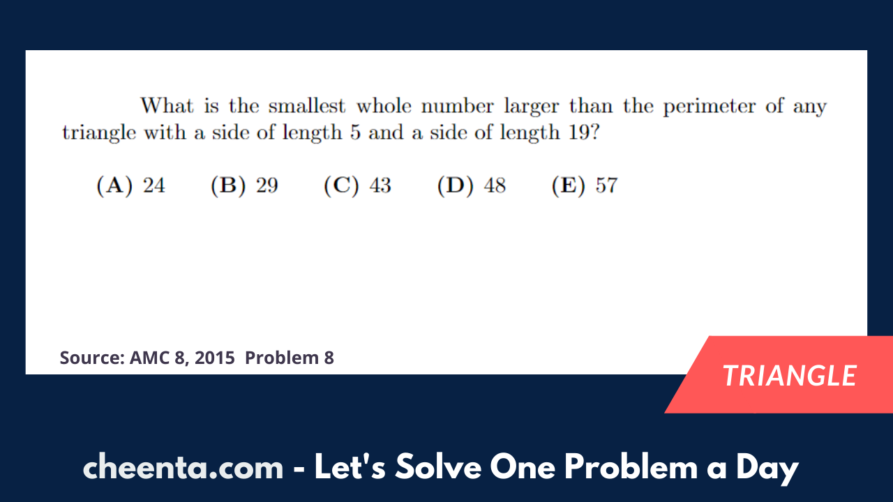 AMC 8 & Mathcounts Problem Resources | One Problem a Day - Cheenta Academy