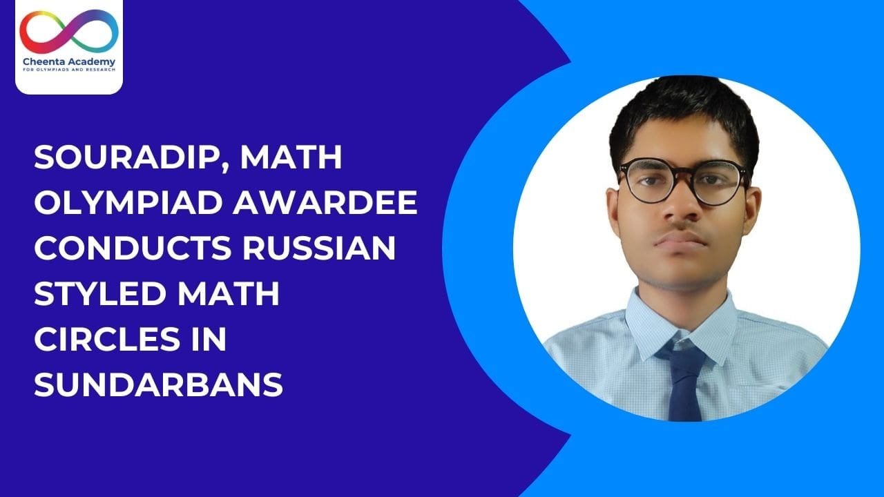 Math Olympiad awardee conducts Russian styled Math Circles in ...